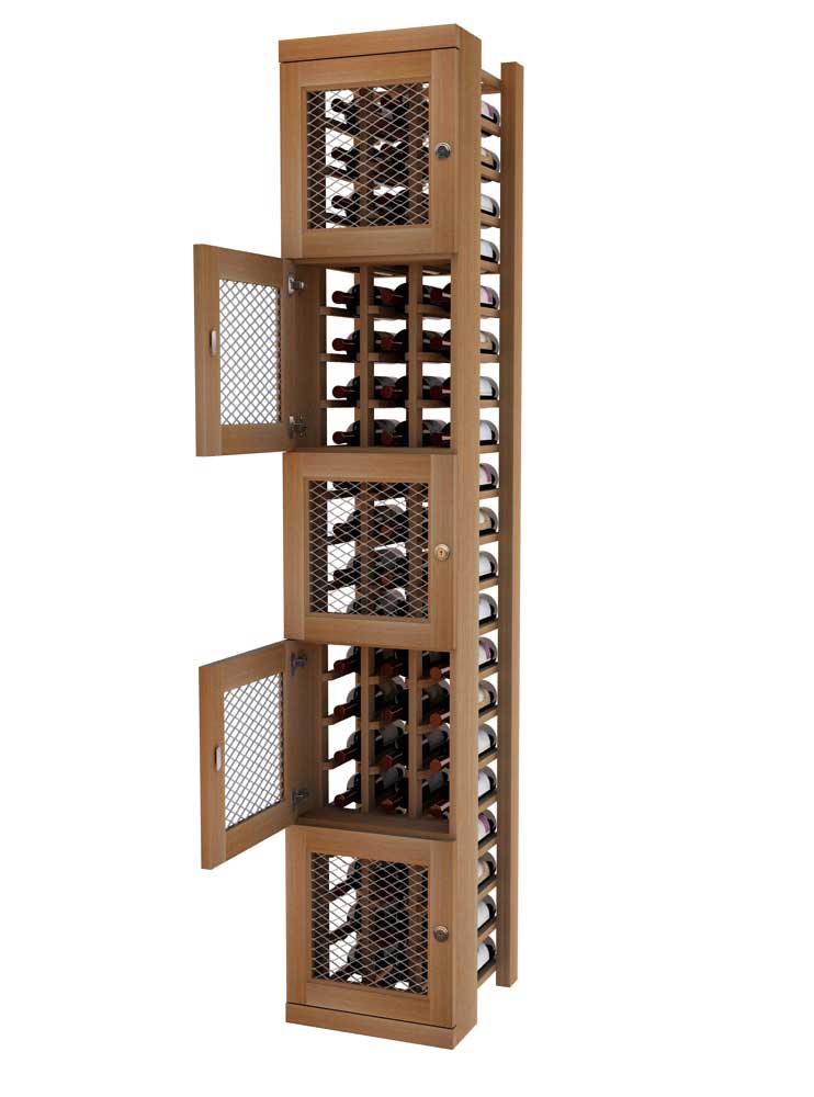 Five Levels – Standard Wine Storage Lockers & Mesh Door